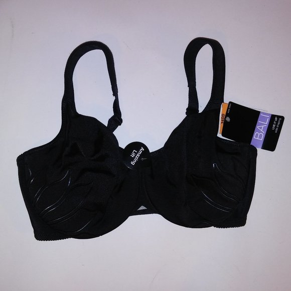 Bali | Intimates & Sleepwear | Bali Bra 34dd Lift Up Side Shaping Black ...